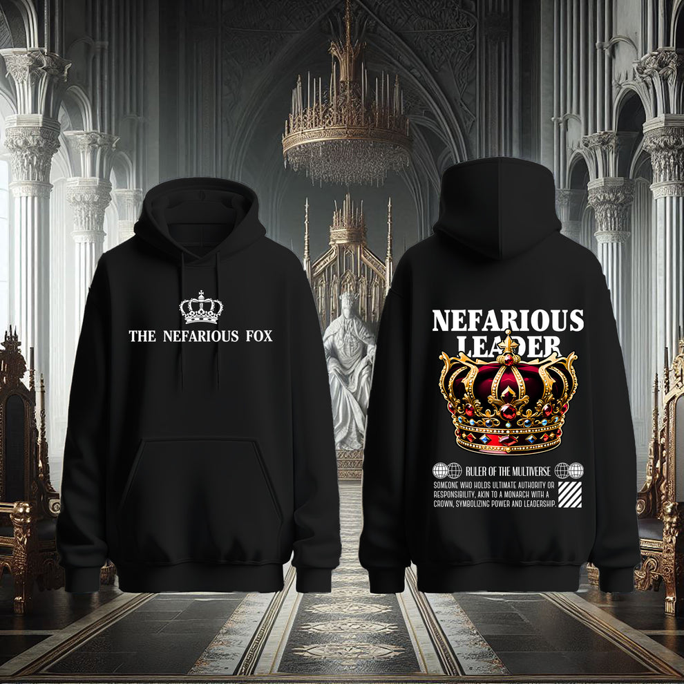 Nefarious Leader Oversized Hoodie – Nefarious Fox Apparel